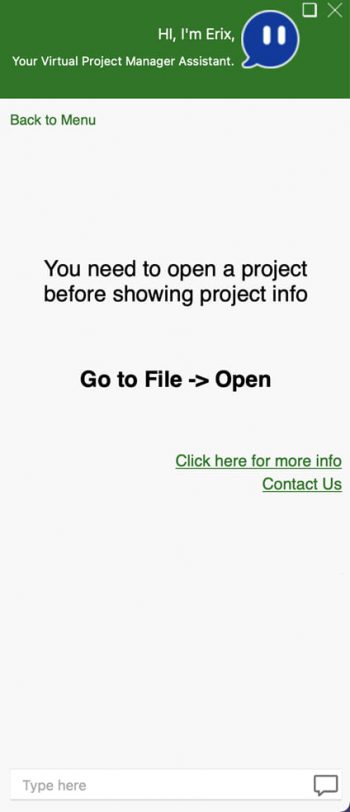 Erix Chatbot - Project Plan 365