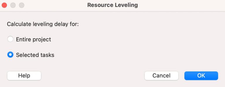 Resource Leveling - Project Plan 365