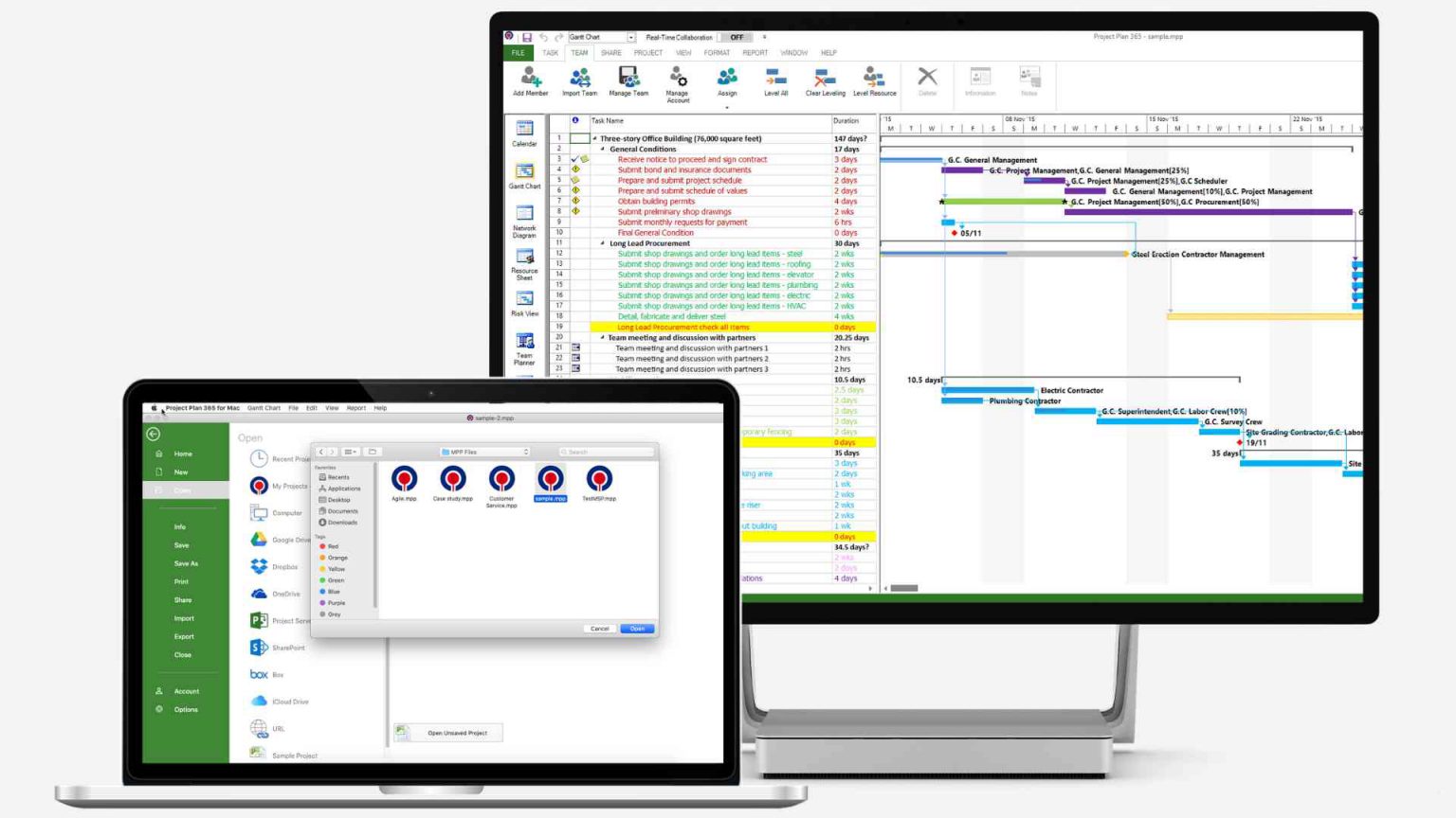 Operate MPP Files with Project Plan 365 - Project Plan 365