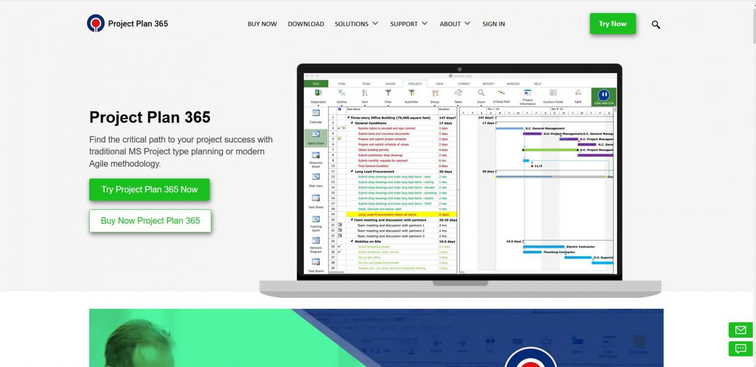Erix Chatbot - Project Plan 365