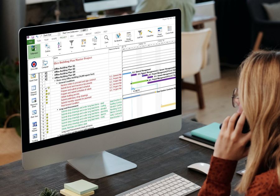 Master Project and Subprojects in Project Plan 365 - Project Plan 365