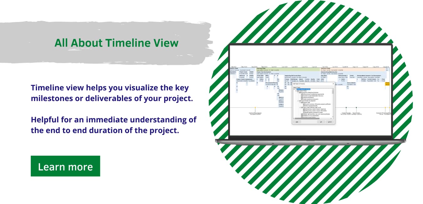 All About Timeline View – Project Plan 365