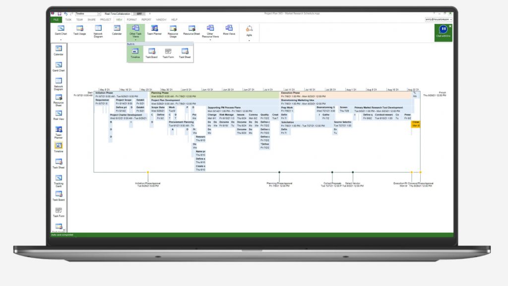 All About Timeline View - Project Plan 365