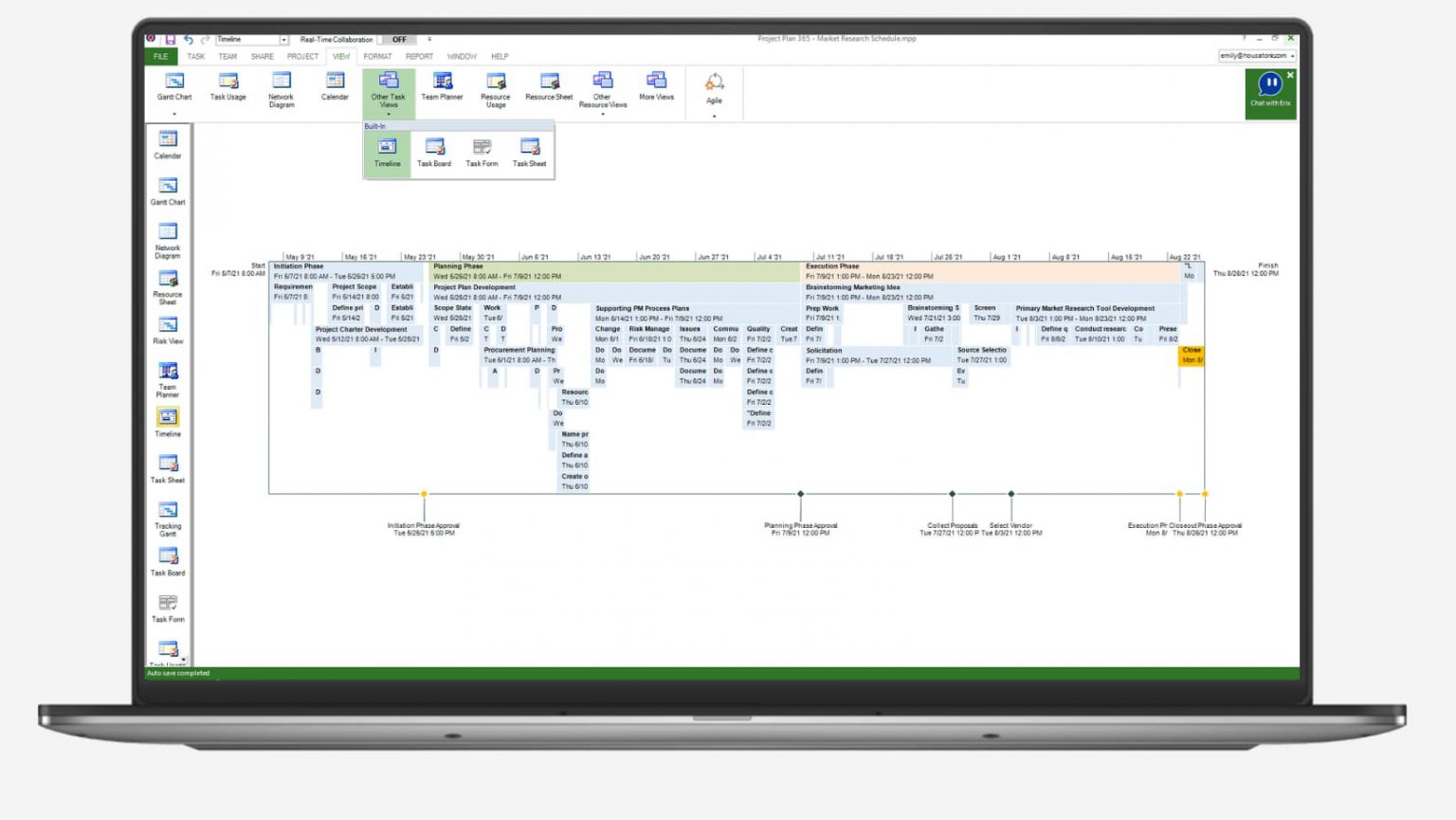 All About Timeline View - Project Plan 365