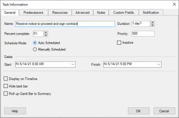 Set Task Mode - Project Plan 365