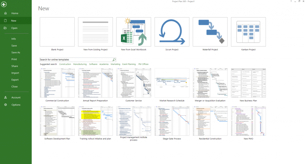 Lesson 2: General Settings – Project Plan 365