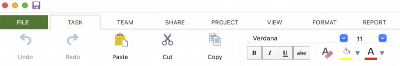 Font Text Style – Project Plan 365