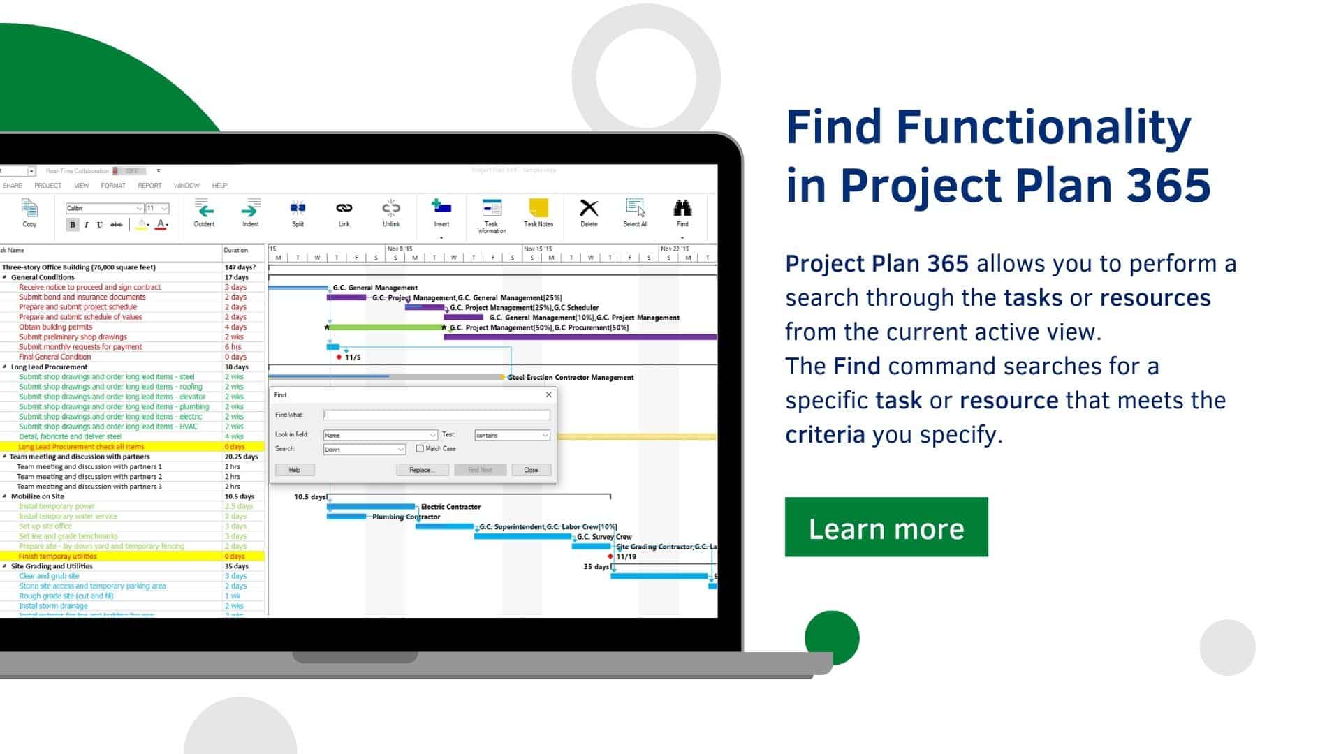 Find - Project Plan 365