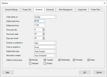 Project Calendars – Project Plan 365