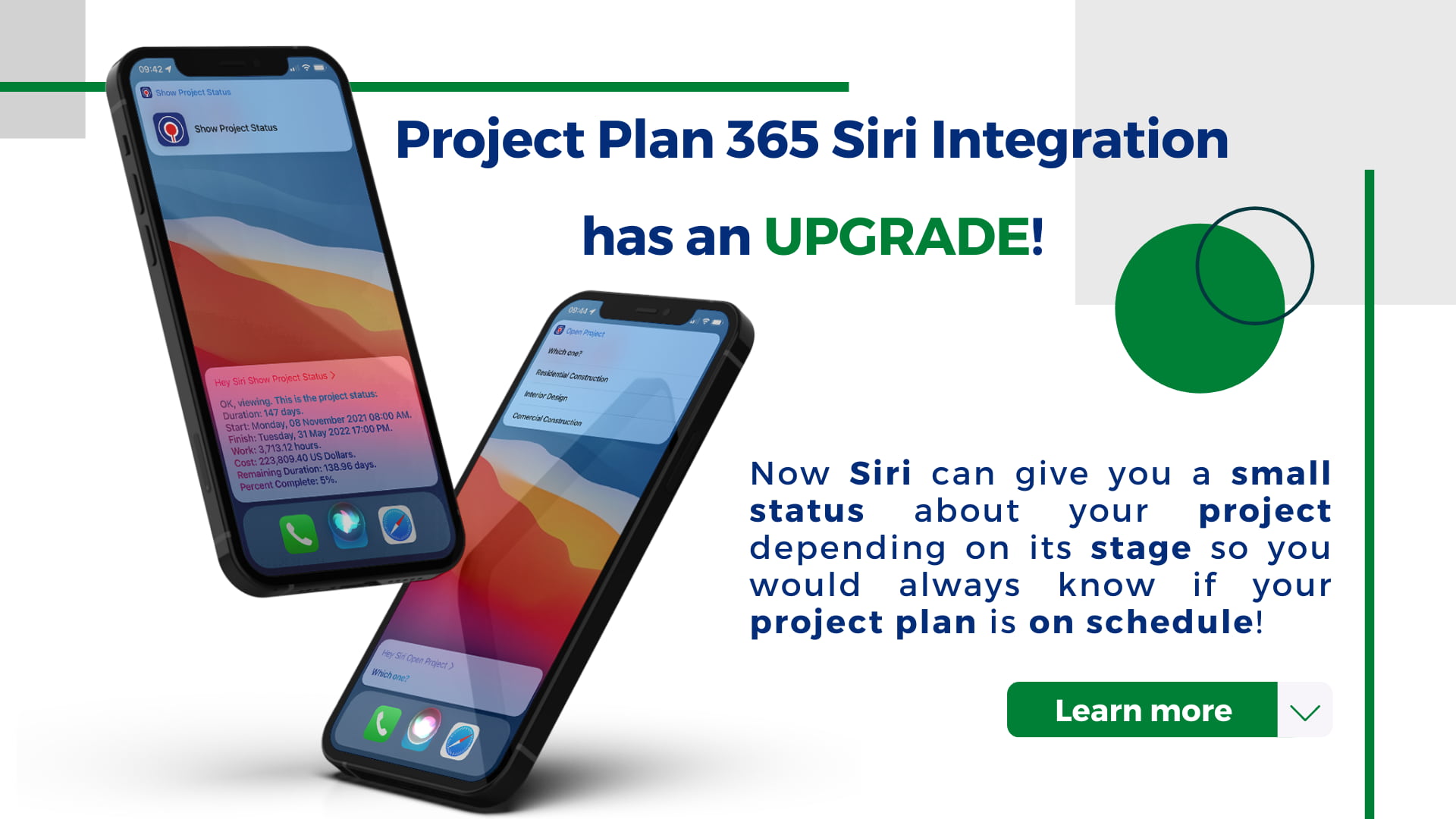 Siri Shortcut – Project Plan 365