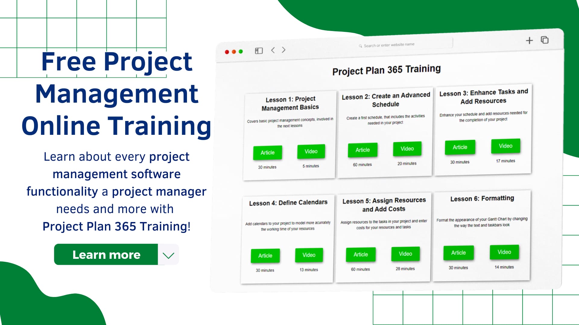 Training - Project Plan 365