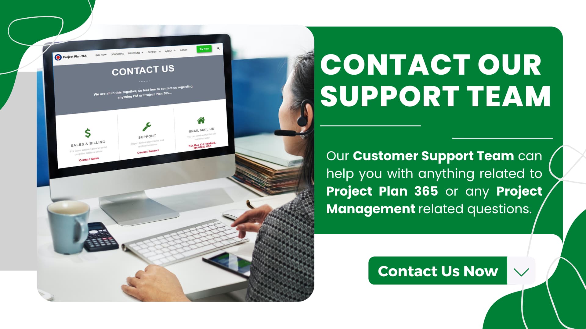 Contact Us - Project Plan 365