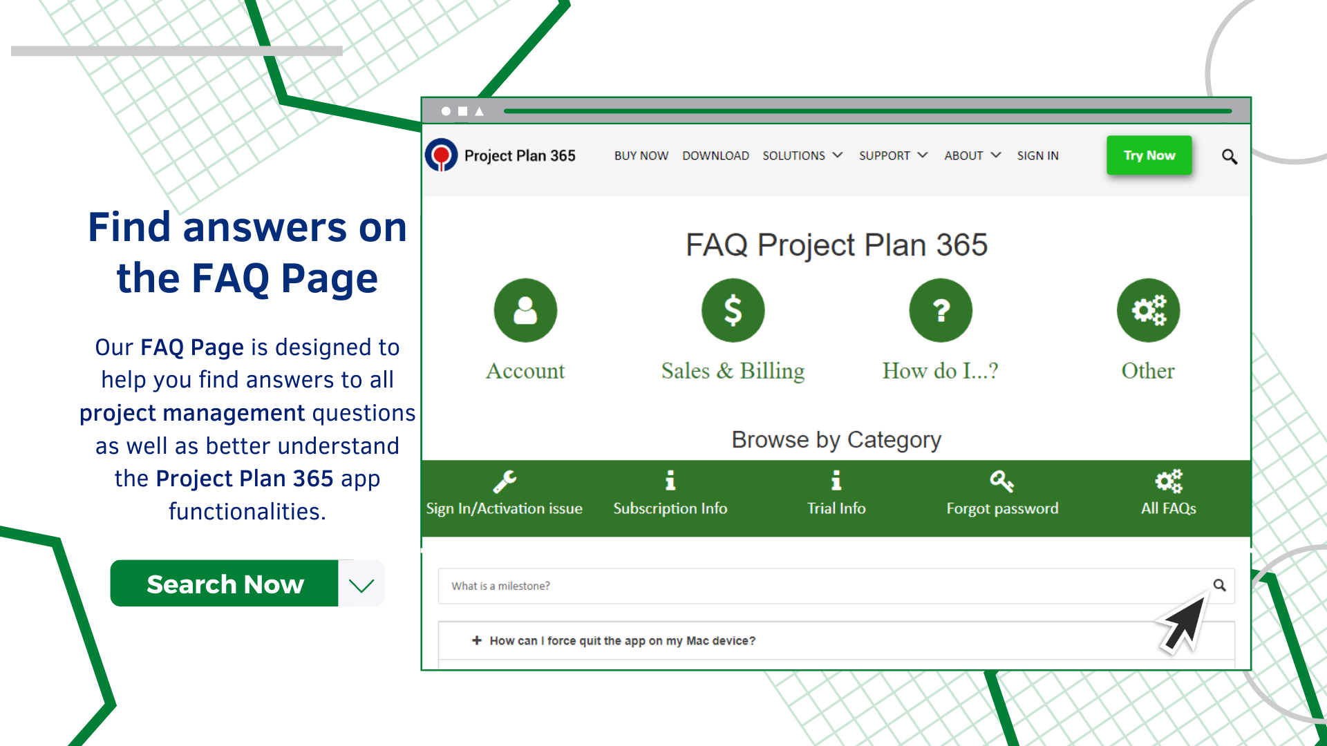 FAQ - Project Plan 365