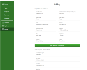 Renew Standard Subscription – Project Plan 365