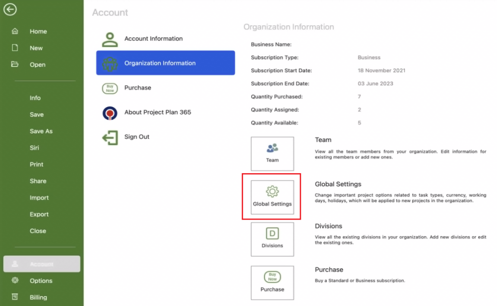 Project Task Status Method – Project Plan 365