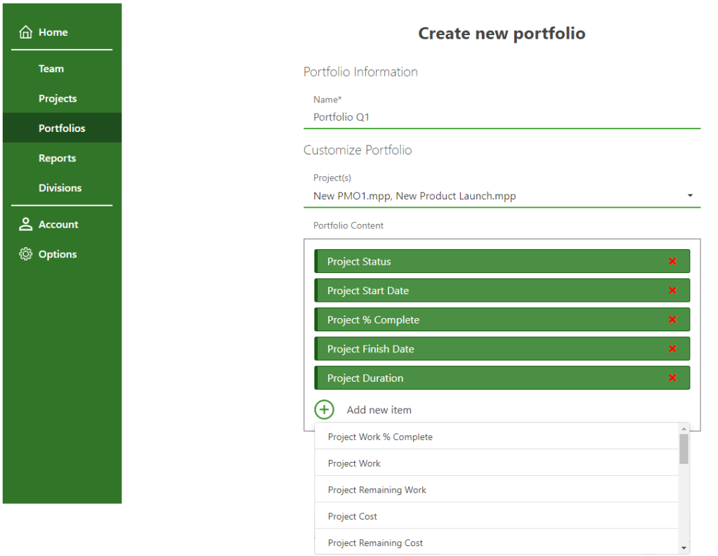 Portfolio Info - Project Plan 365
