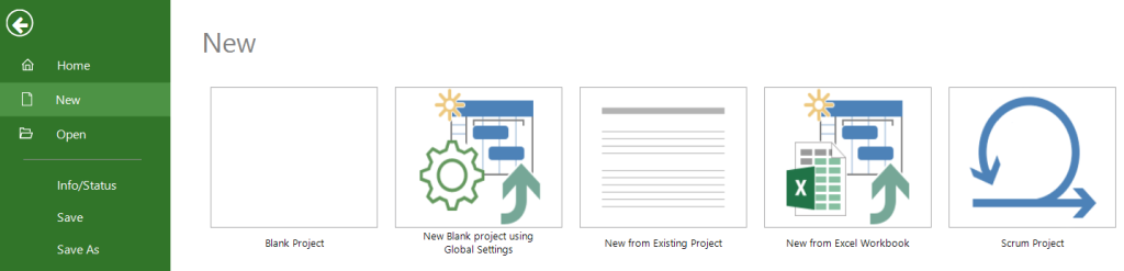 Global Settings - Project Plan 365