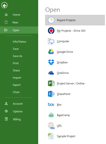 Enabling MPP files for collaboration - Project Plan 365