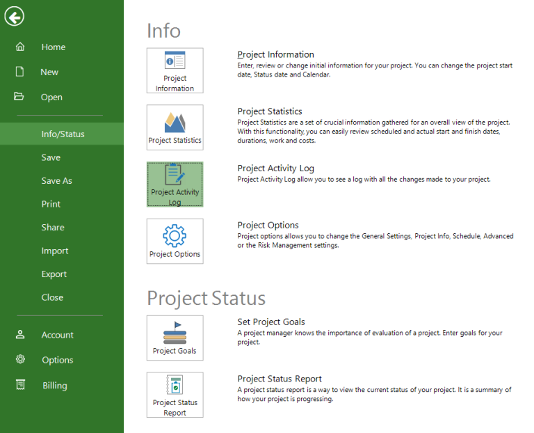 User Activity - Project Plan 365