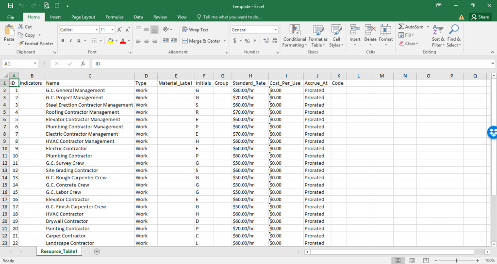 Export to Excel (CSV) - Project Plan 365