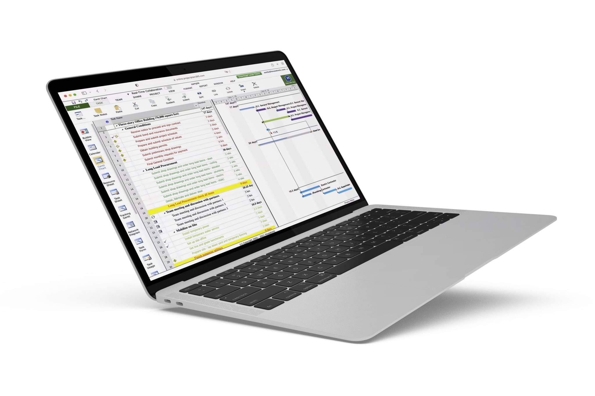 For Web/Online - Project Plan 365