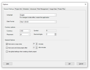 Language - Project Plan 365