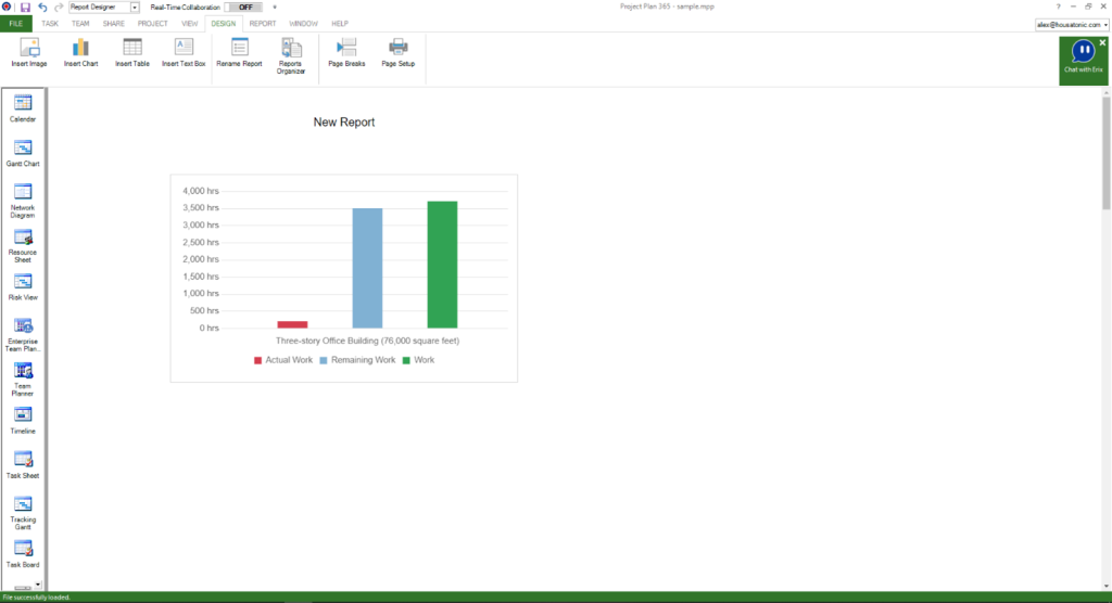 Visual Reports - Project Plan 365