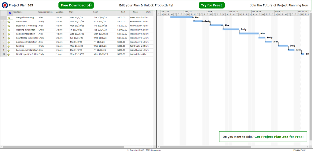 Project Plan 365 Assistant Browser Extension - Project Plan 365