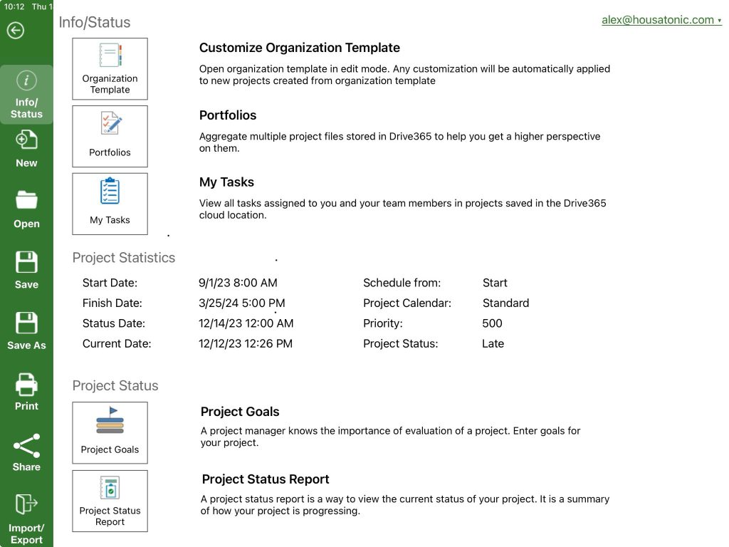 My Tasks - Project Plan 365