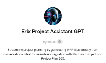 Microsoft Project Chat GPT - Project Plan 365