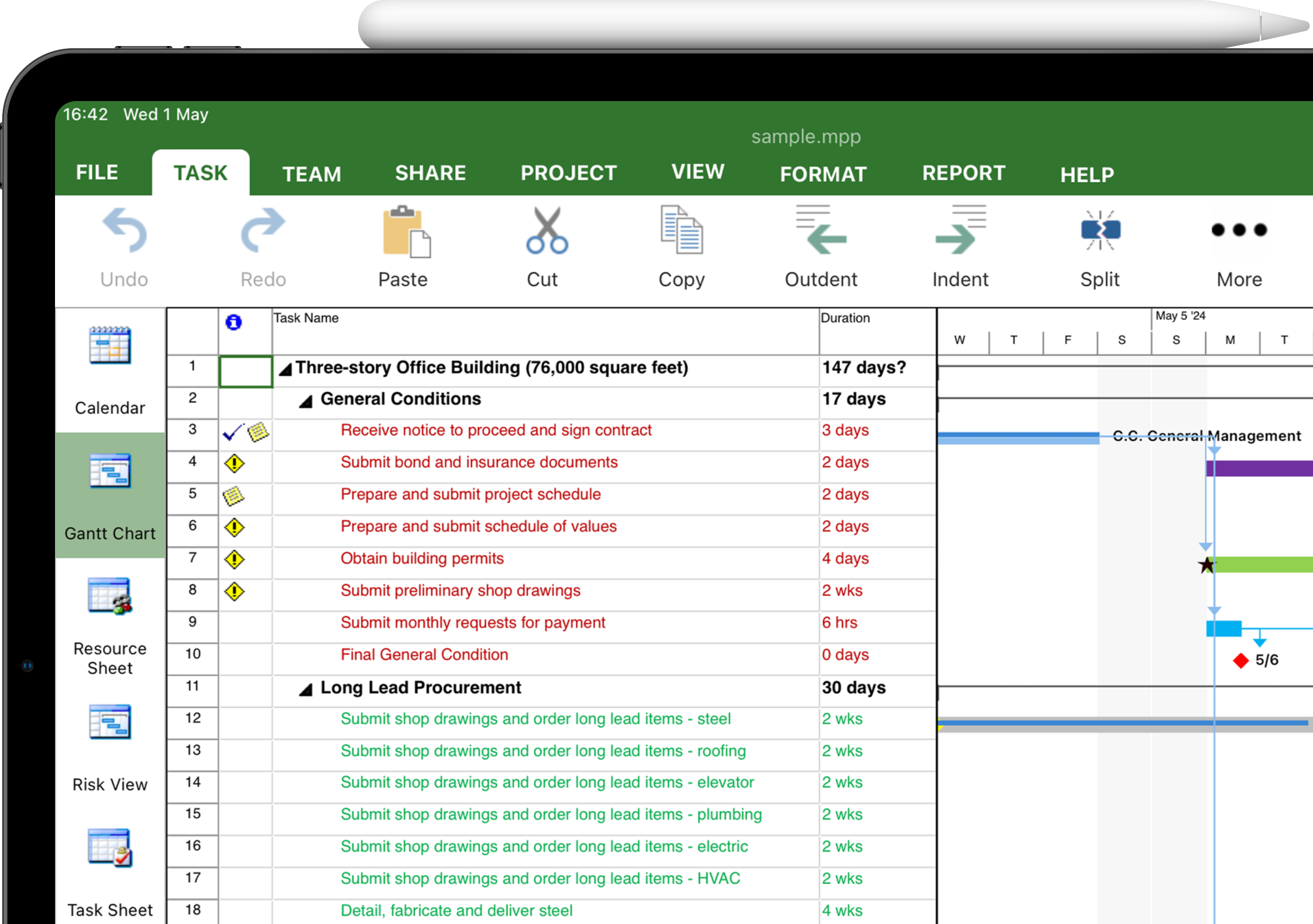 Project Plan 365 for iPad - Project Plan 365