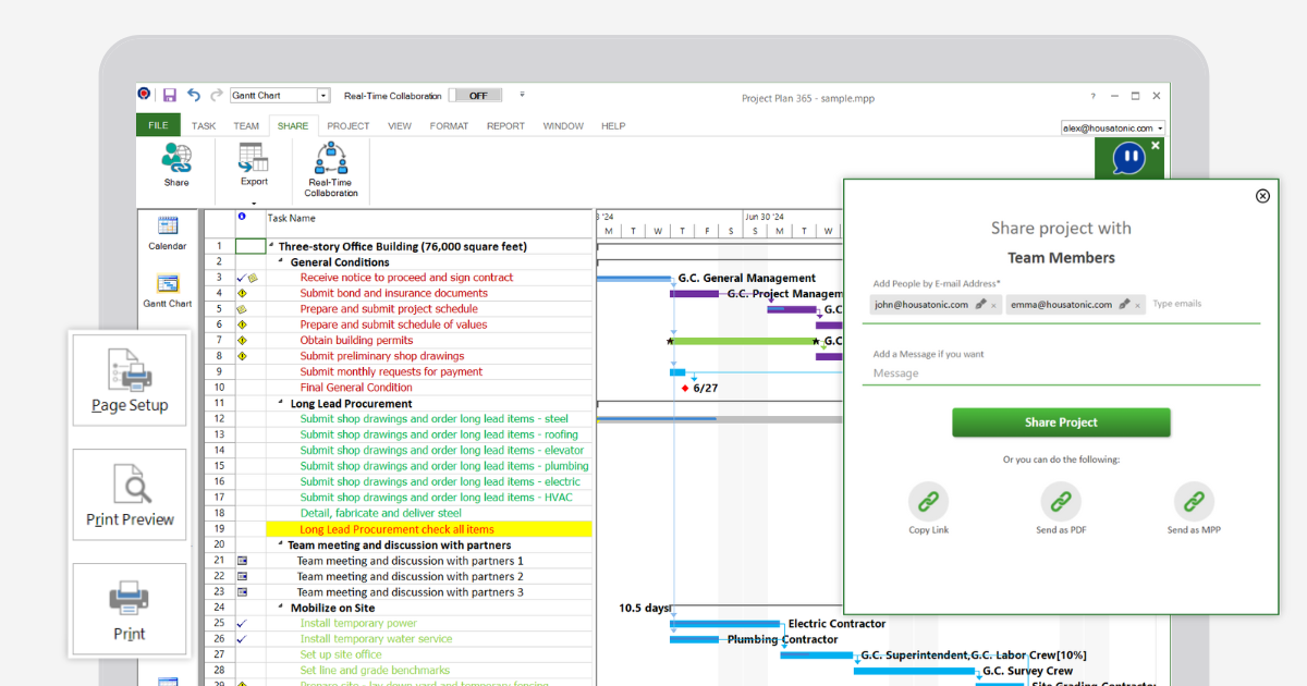 Free Trial - Project Plan 365