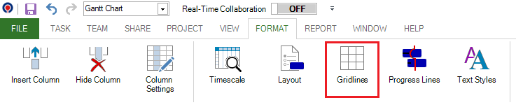 Gridlines - Project Plan 365
