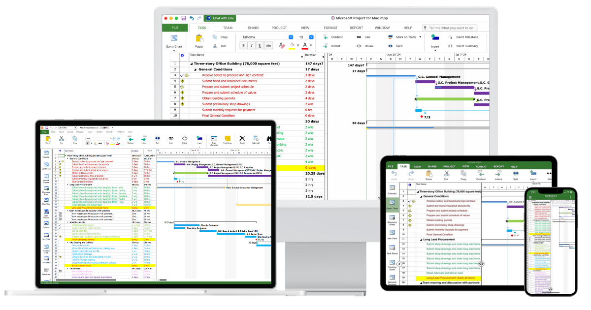 Free Viewer for Microsoft Project - Project Plan 365