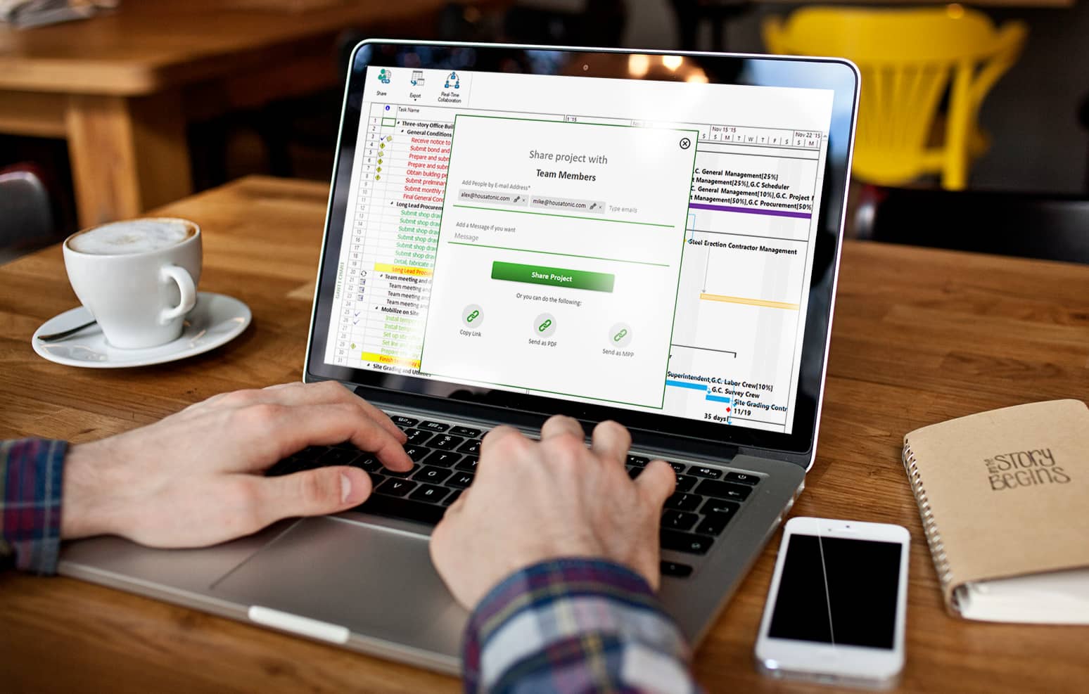 Share Project Plans with Others - Project Plan 365