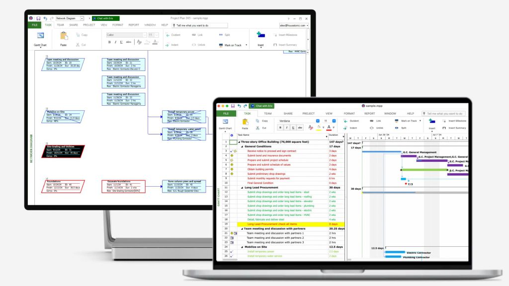 Standard Views in Project Plan 365 - Project Plan 365