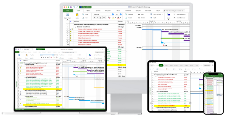 Free Viewer for Microsoft Project - Project Plan 365